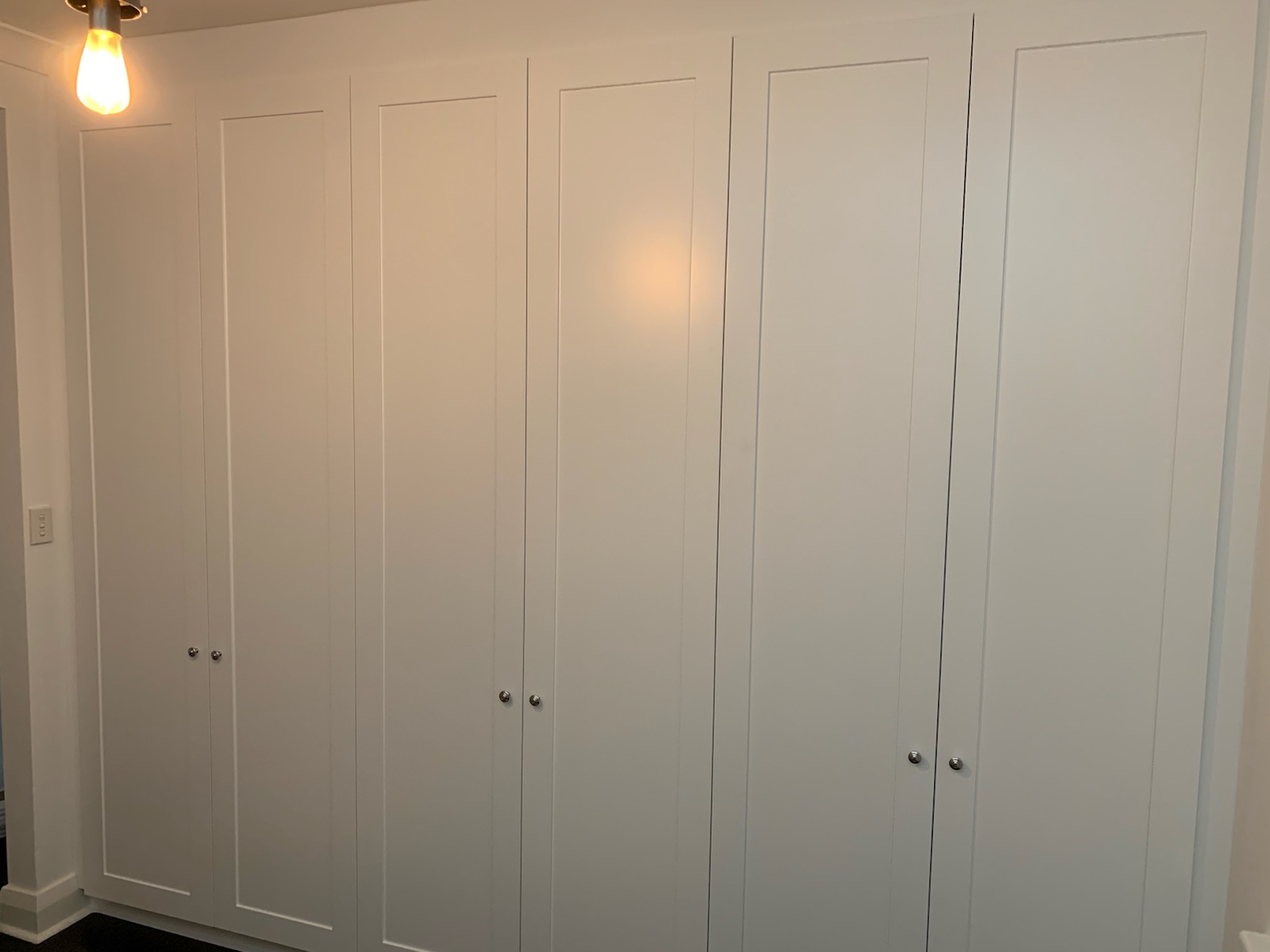 Hinged Door Wardrobe Option with Shaker Doors - Robes Delivered