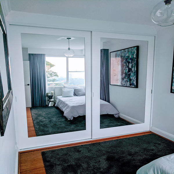 DIY-Sliding-Polyurethane-Framed-Mirrored-Wardrobe-Doors - Robes Delivered